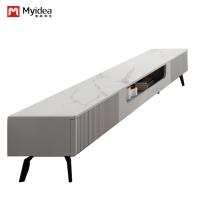 China Custom Low TV Stand Coffee Table with Storage for Living Room 120cm for sale