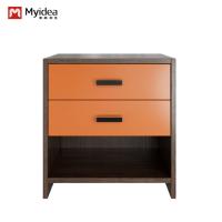 China Modern Luxury Nightstand Bedside Cabinet with Storage 400x400x450mm for Bedroom Living Room for sale
