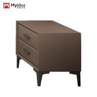 China Modern Luxury Nightstand Bedside Cabinet with Storage for Bedroom Living Room Furniture Customization for sale