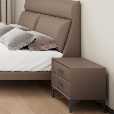 China Modern Luxury Nightstand Bedside Cabinet with Storage for Bedroom Living Room Furniture Customization for sale
