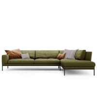 China Nordic Minimalism Leather Sofa Set Office Bedroom Traditional Sectional Design Metal Legs Single Triple Seat Living Hotel for sale