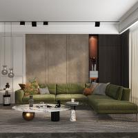 China Nordic Minimalism Leather Sofa Set Office Bedroom Traditional Sectional Design Metal Legs Single Triple Seat Living Hotel for sale
