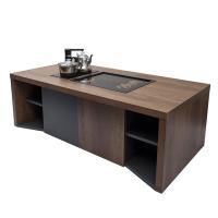 China Myidea Ergonomic Office Coffee Table with Tea Tray and Kung Fu Tea Table Customizable for sale