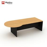 China Simple Single Person Office Desk 1600x800x750mm MFC Wood Style Supervisor Desk for sale