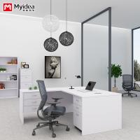 China Powder Coating Steel Frame Executive Desk 1.2m 1.5m 1.8m Supervisor Desk for sale