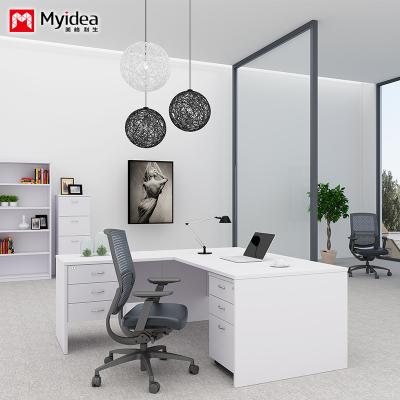 China Powder Coating Steel Frame Executive Desk 1.2m 1.5m 1.8m Supervisor Desk for sale