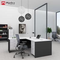 China Powder Coating Steel Frame Executive Desk 1.2m 1.5m 1.8m Supervisor Desk for sale