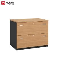 China Rectangular Office Storage Cabinet with Lock Two-Layer Handle Customizable Size 1800x900x400mm for sale