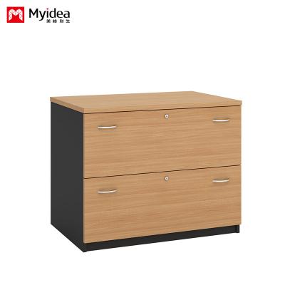 China Rectangular Office Storage Cabinet with Lock Two-Layer Handle Customizable Size 1800x900x400mm for sale
