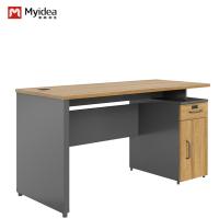 China 1000N Load Capacity Adjustable Height Office Desk Single Workspace with Storage Cabinet for sale