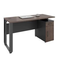 China Myidea Customized Steel Legged Office Desk with Storage 450lb Capacity E0 Grade for sale