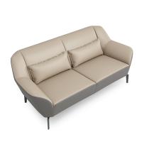China Modern Three Person Office Leather Sofa MG327 for Hotel Reception and Business Lobby with 3-Year Shelf Life for sale