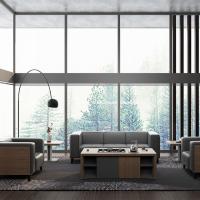 China Modern Modular Leather Sofa Set MG328 for Office Reception Areas with 3-Year Shelf Life and ISO9001 Certification for sale