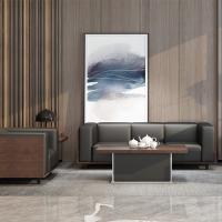 China Modern Modular Leather Sofa Set MG328 for Office Reception Areas with 3-Year Shelf Life and ISO9001 Certification for sale
