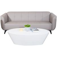 China Myidea MG329 Curved Leather Office Sofa for Manager Offices and Business Receptions - 3-Year Component Shelf Life for sale