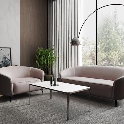China Myidea MG329 Curved Leather Office Sofa for Manager Offices and Business Receptions - 3-Year Component Shelf Life for sale