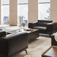 China Customizable Office Business Sofa Coffee Table 1600x600x2400mm Solid Wood/MDF/Particleboard Structure with ISO9001 Certification for sale