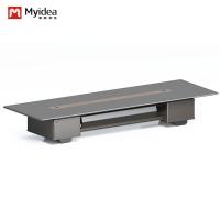 China Cold Roll Steel Plate Office Desk and Chair Combination with KD Structure - E0 MFC Material Modern Furniture for sale