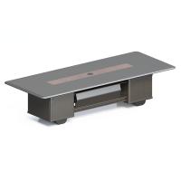 China Cold Roll Steel Plate Office Desk and Chair Combination with KD Structure - E0 MFC Material Modern Furniture for sale