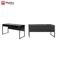 China Myidea Panel Wooden Office Computer Desk with Drawers 120x60cm Customizable Modern Simple Design for sale