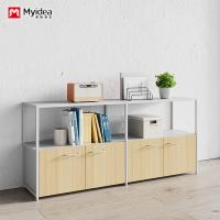 China Myidea Classic Two Layer Tea Water Cabinet Office Display Storage Cabinet with Door 800x400x800mm for sale