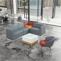 China MG345 Modern Corner Office Leather Sofa for Reception Areas and Guest Meetings - 3-Year Shelf Life for sale