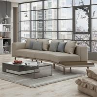 China Italian Horizon Modern Leather Sofa Set for Villa Clubhouse Corner Combination 3-Seat for sale
