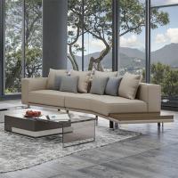 China Italian Horizon Modern Leather Sofa Set for Villa Clubhouse Corner Combination 3-Seat for sale