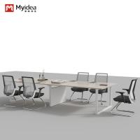 China Light Colored Conference Table - E0 MFC Material, Custom Sizes, ISO9001 Certified Office Furniture for sale