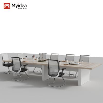 China MYIDEA Office Conference Desk with Large Wiring Space - E0 MFC Material, ISO9001 Certified, Custom Sizes Available for sale