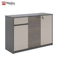 China Office Low Cabinet with 12mm Splint Storage, Wall Mounted or Floor Standing Tea Water Cabinet for sale