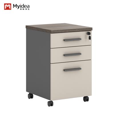 China P2 Grade MFC Mobile Board Activity Cabinet with Lock for Office Document Storage 800x400x800mm for sale