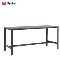 China Light Industrial Office Reception Coffee Table 120cm Long Storage Multifunctional Tea Cabinet for sale