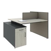 China Staff Desk Facing Two Or More People With Screen, Staff Computer Desk for sale