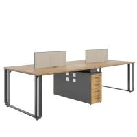 China Myidea L-Shaped Office Workstation Desk 1200x1200mm E0 Particle Board 450lb Capacity for sale