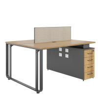 China Myidea L-Shaped Office Workstation Desk 1200x1200mm E0 Particle Board 450lb Capacity for sale