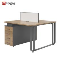 China Myidea L-Shaped Office Workstation Desk 1200x1200mm E0 Particle Board 450lb Capacity for sale