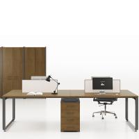 China Myidea L-Shaped Office Workstation Desk 1200x1200mm E0 Particle Board 450lb Capacity for sale