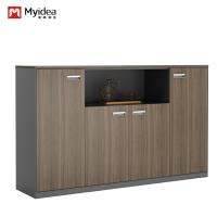 China Myidea Modern MFC File Cabinet 1200mm Wide P2 Grade Office Storage Cabinet with Soft Hinge for sale