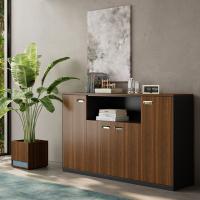 China Myidea Modern MFC File Cabinet 1200mm Wide P2 Grade Office Storage Cabinet with Soft Hinge for sale