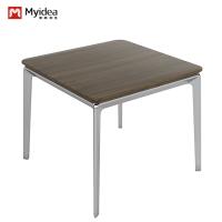 China Wired Aluminum Alloy Die-Cast Foot Coffee Table 120x60x40cm Office Space for sale
