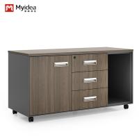 China Modern Executive Desk with Filing Cabinet E0 Grade MFC Board 3 Year Shelf Life for sale