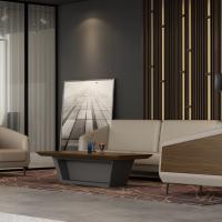 China Elegant High-End Tea Table Low Coffee Table for Hotel Lobby Office Furniture 120x60x40cm for sale