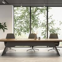 China Modern Conference Table with Irregular Tabletop - Custom Sizes for Office Meetings, ISO9001 Certified, 3-Year Warranty for sale