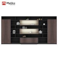 China Dark Luxury 5-Layer Wooden Document Cabinet for President Office with ISO9001 Certification for sale