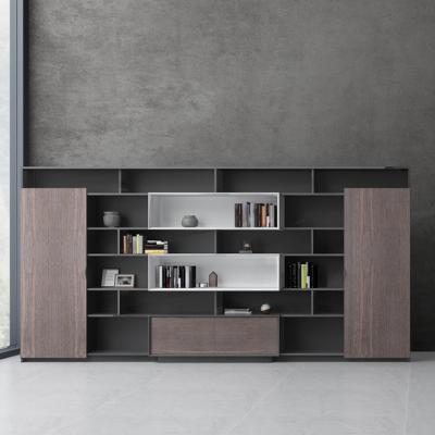 China Dark Luxury 5-Layer Wooden Document Cabinet for President Office with ISO9001 Certification for sale