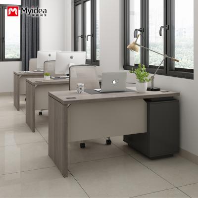 China Modern Minimalist L-Shaped Office Desk with Storage 450lb Capacity E0 Grade Particle Board for sale
