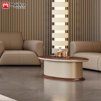 China Luxurious Office Coffee Table Reception Desk for Negotiation Stylish Office Furniture Customizable for sale