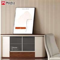 China Custom Wall-to-Floor Living Room Storage Cabinet Low Tea Cabinet for Office Home Use for sale