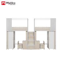 China Custom University Dormitory Integrated Bed System 4600×900×2400mm with Desk & Wardrobe - ISO9001 Certified for sale